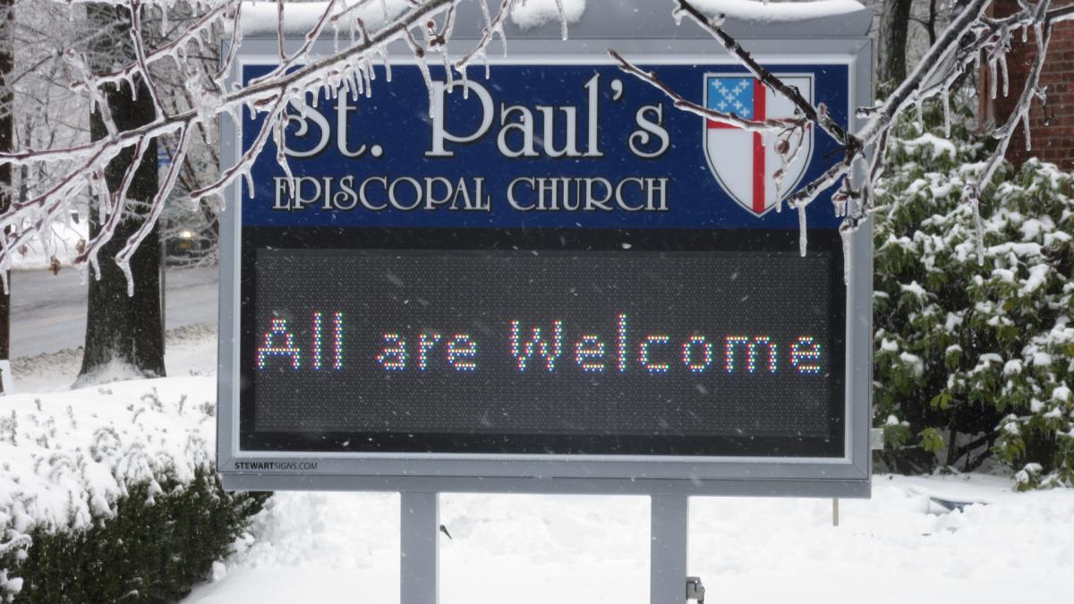 Sign_Welcome - St. Paul's Episcopal Church
